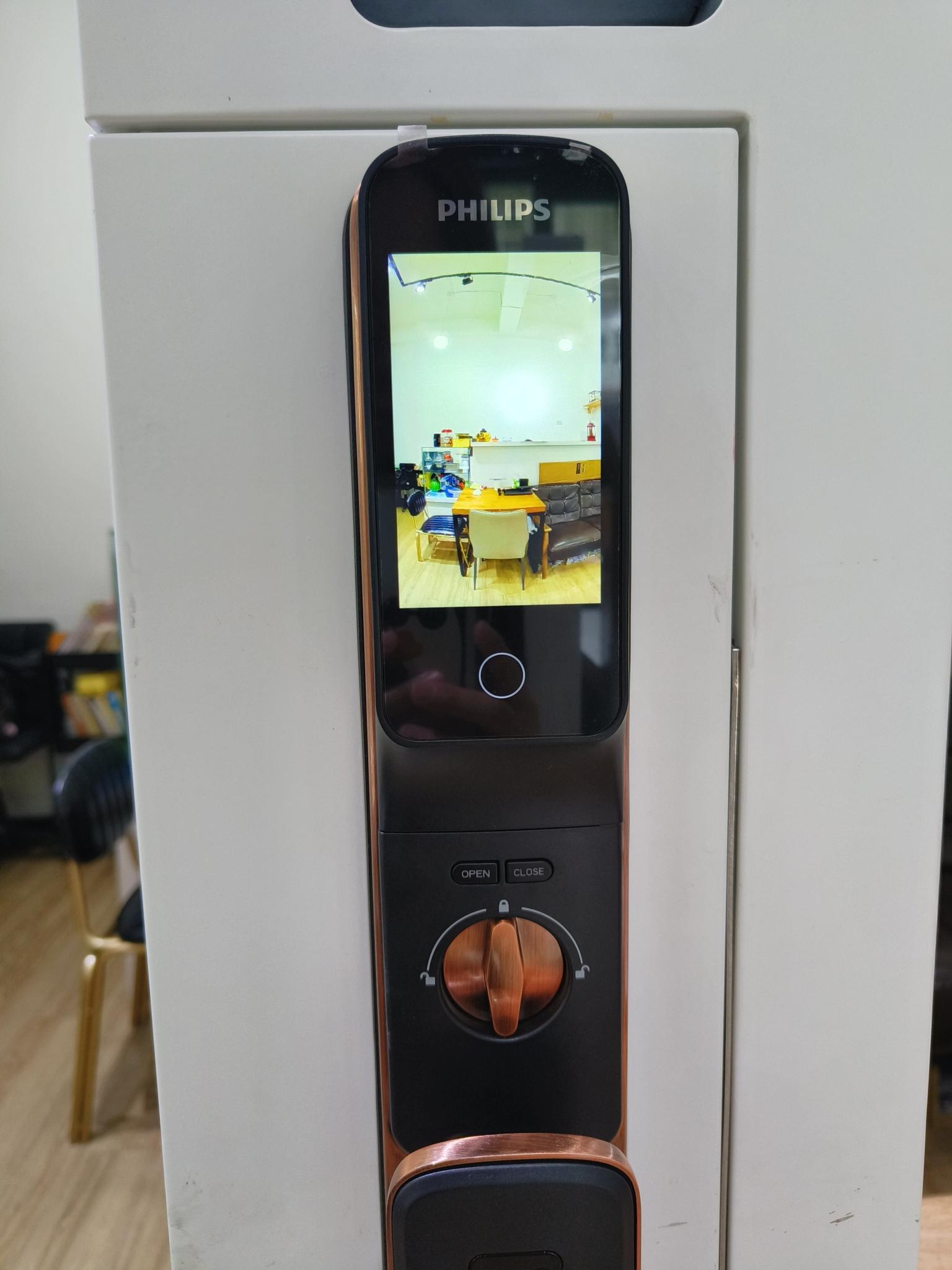 全網推薦 PHILIPS人臉貓眼電子鎖-709FVP (功能說明/實體影片) - 鎖庫智能家