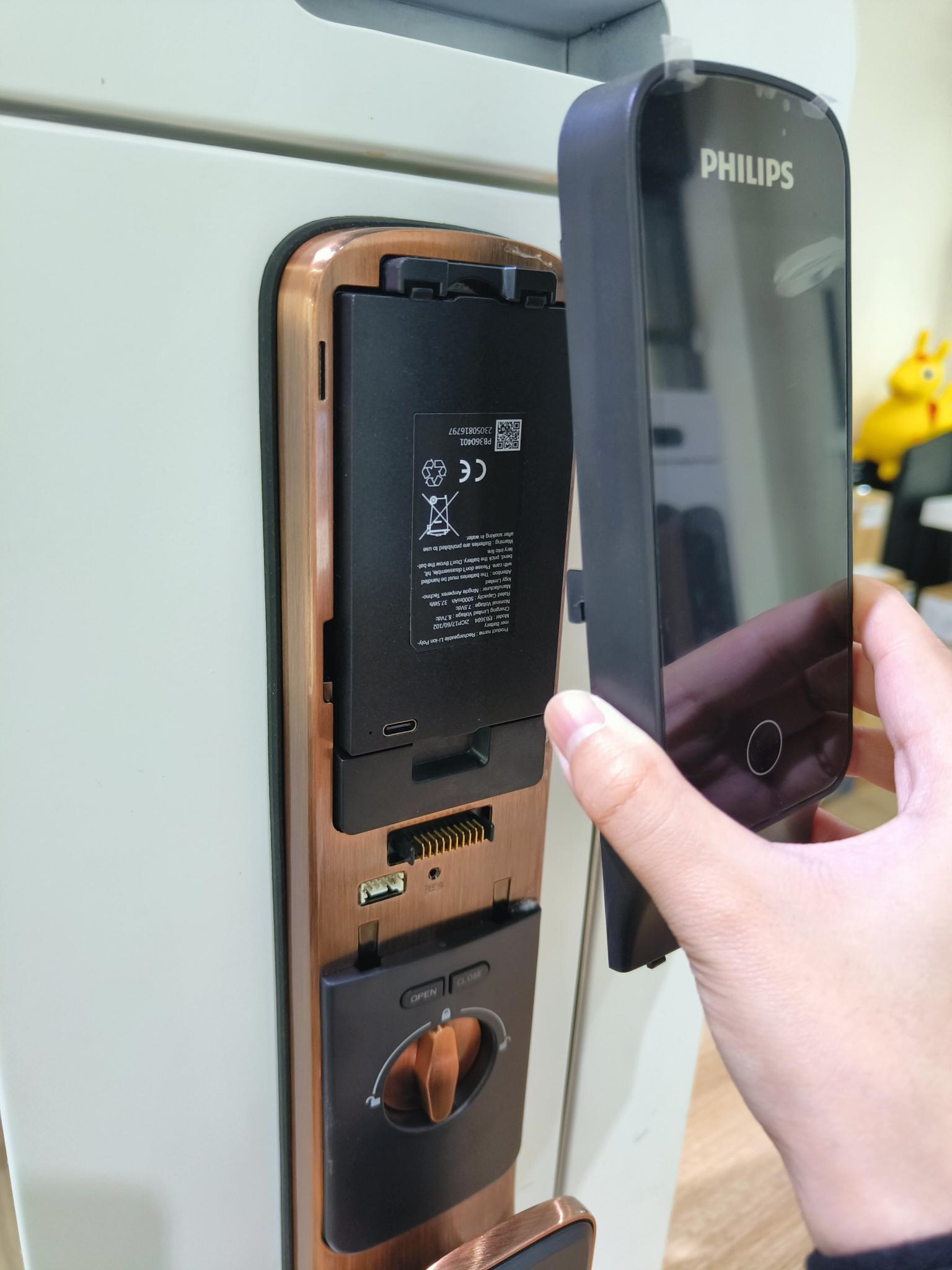 全網推薦 PHILIPS人臉貓眼電子鎖-709FVP (功能說明/實體影片) - 鎖庫智能家